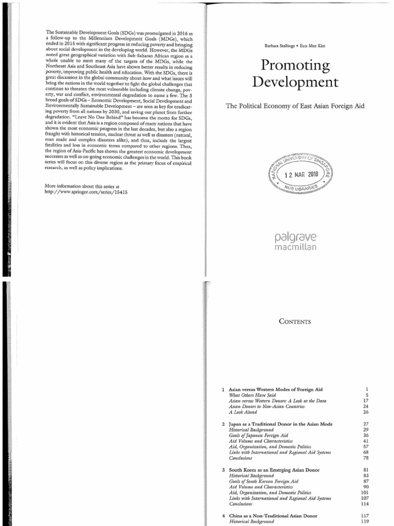 E M Kim_B Stallings_Promoting Development | PDF