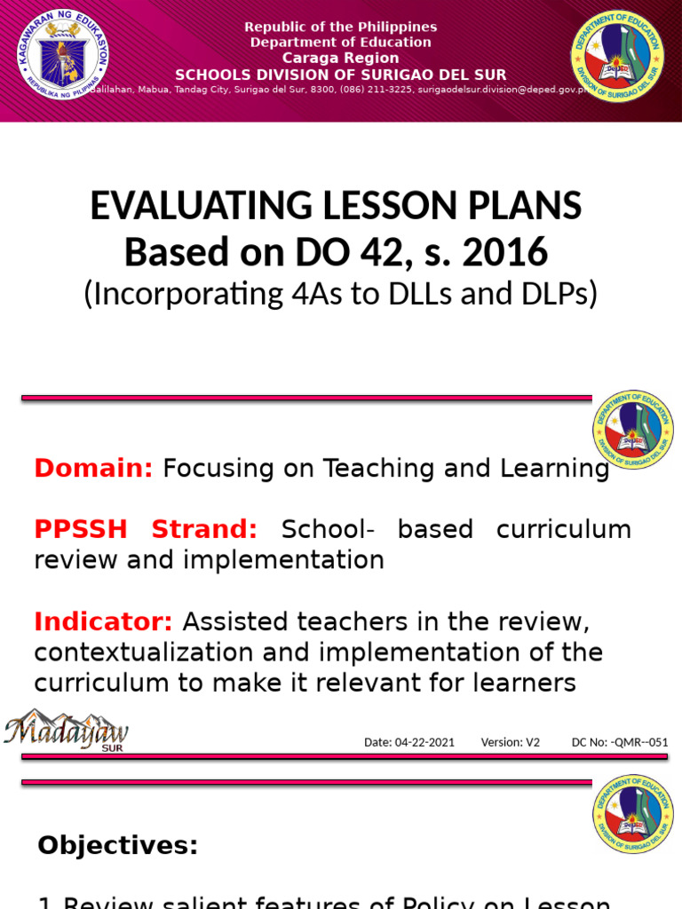 Clarification On LP | PDF | Lesson Plan | Procedural Knowledge