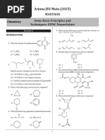 IUPAC Nomenclature Questions | PDF
