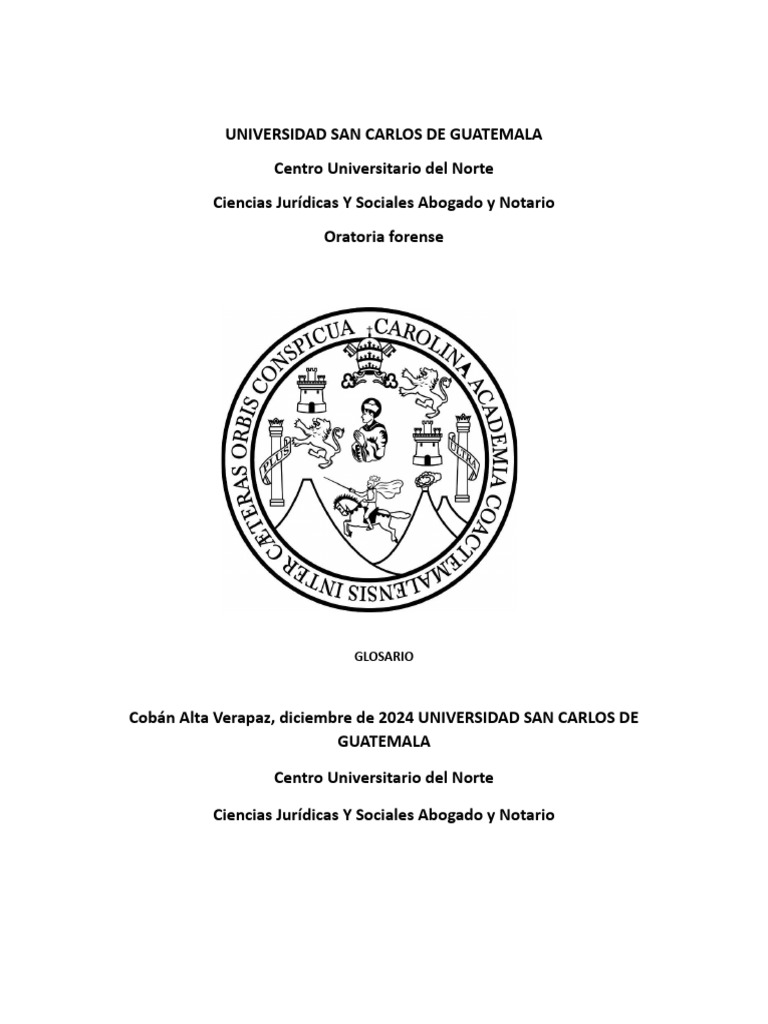 Oratoria Forence, Glosario | PDF | Códice | Mandato