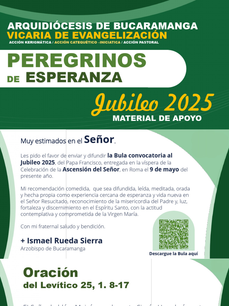 Jubileo 2025: Esperanza y Renovación | PDF | Iglesia Católica | Santa Sede