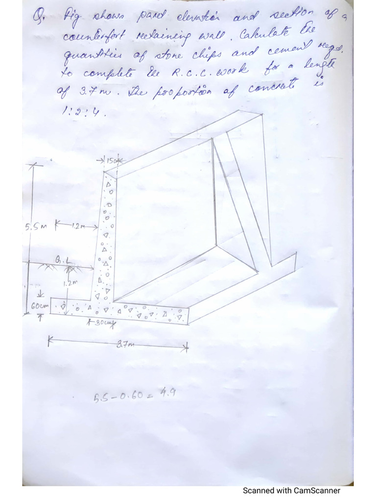 Retaining wall unit 2 last question | PDF