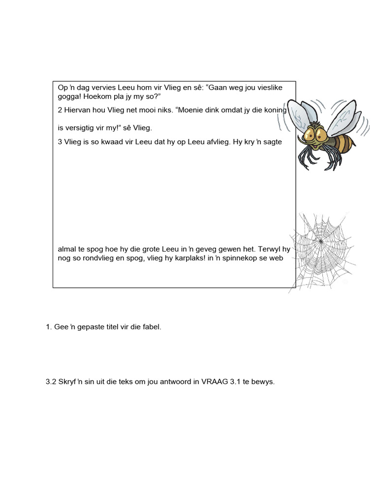 Leesbegrip Graad 7 | PDF