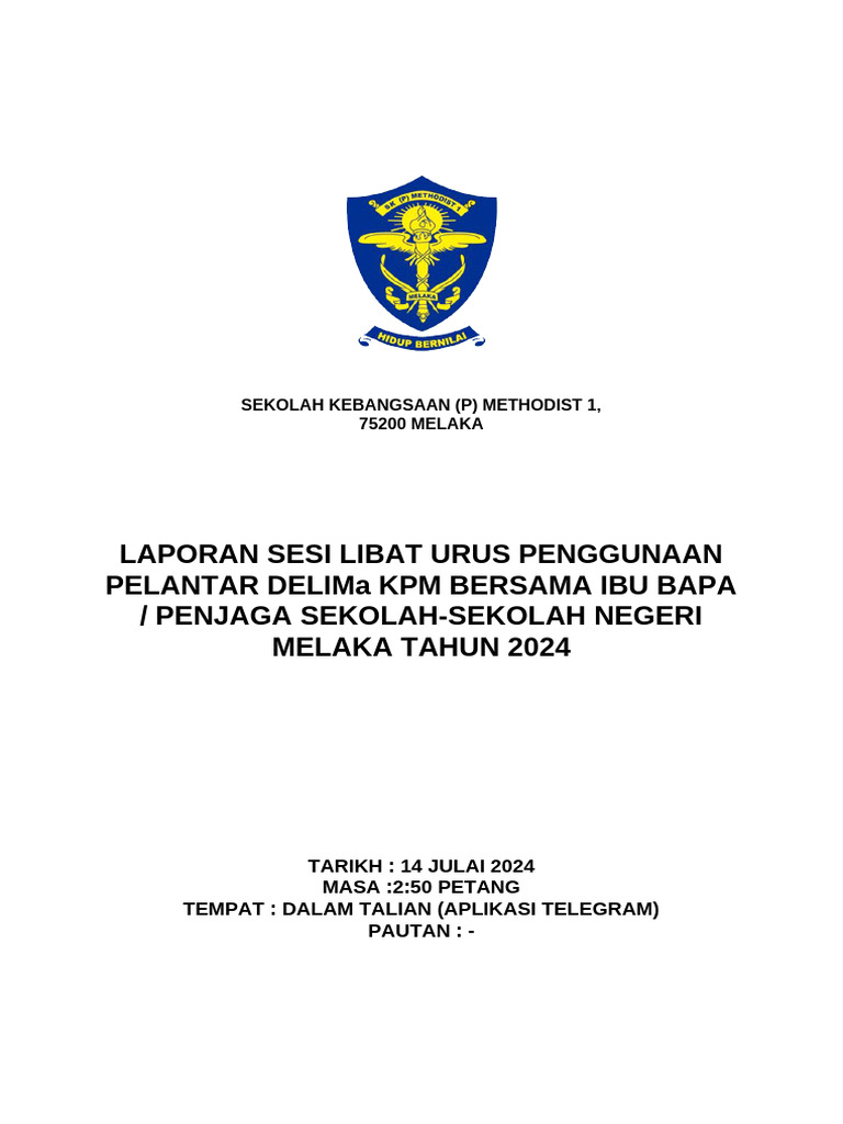 Laporan Libat Urus SK Terentang 2024 | PDF