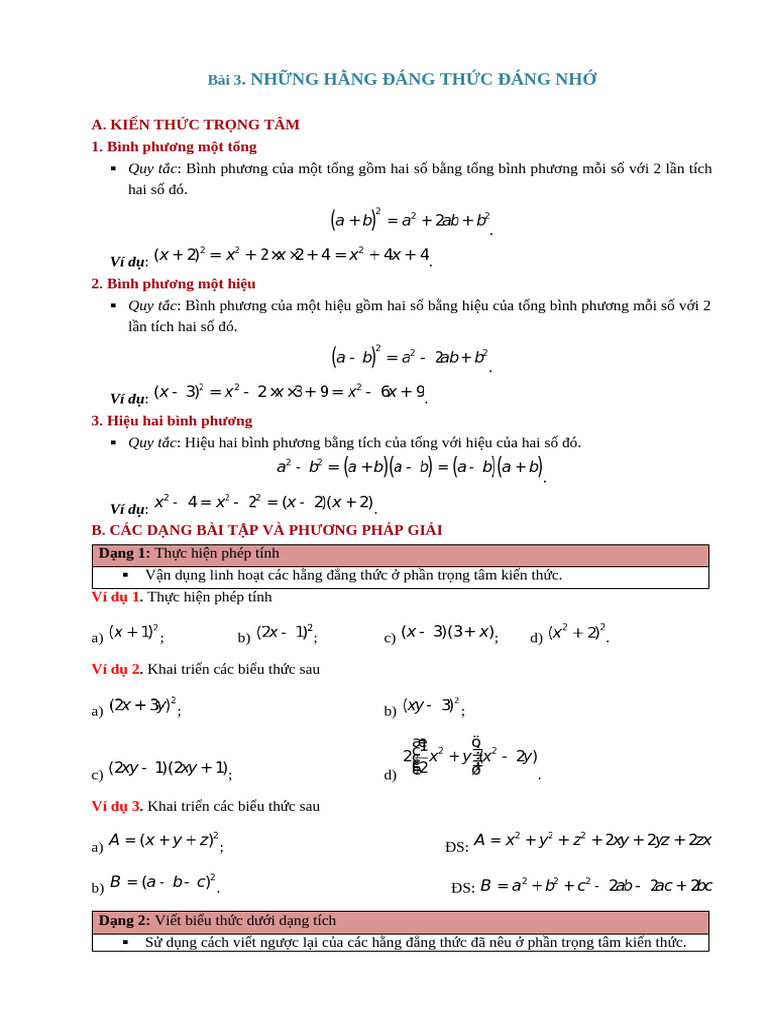 3 Nhung Hang Dang Thuc Dang Nho 1 | PDF