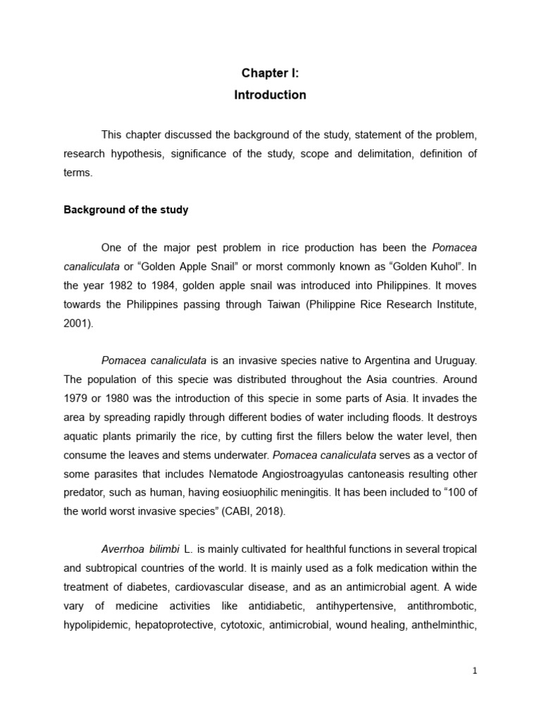 Molluscicidal activity of the aqueous extract of tree-sorrel fruit ...