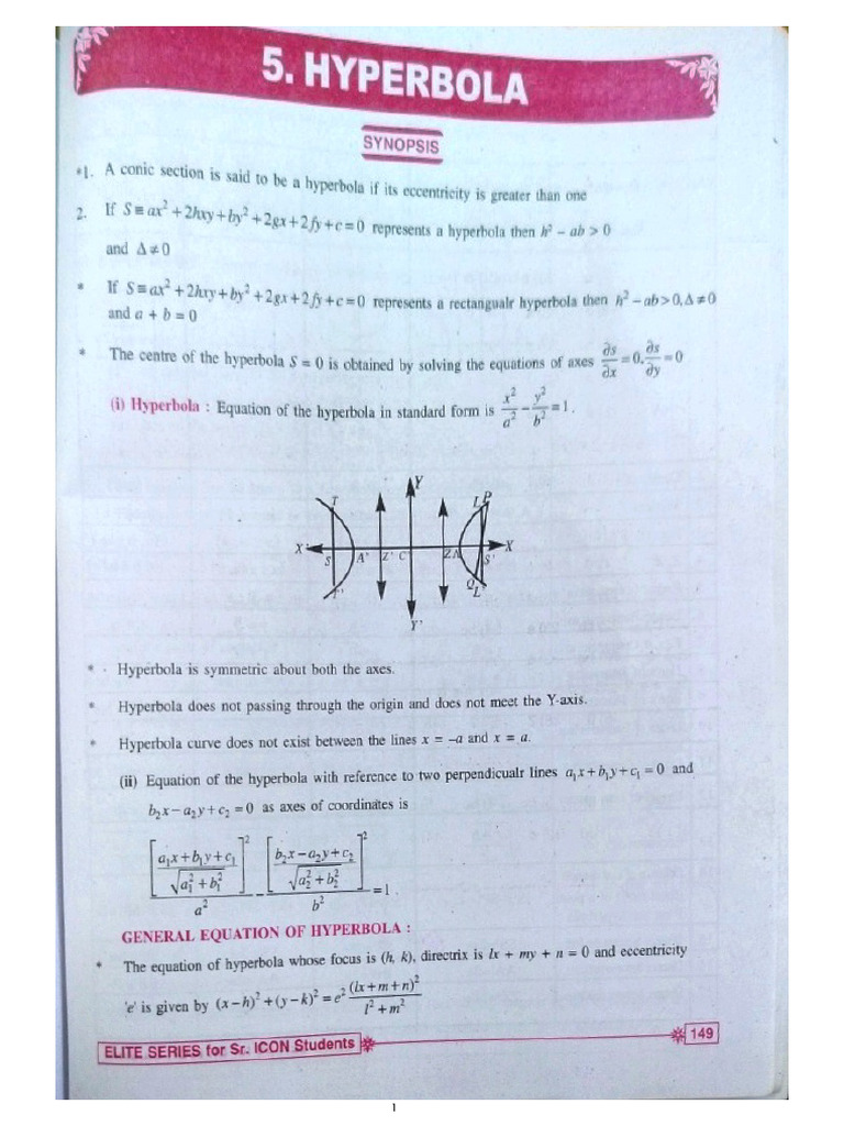 Hyperbola | PDF