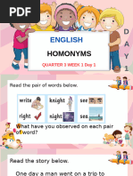 Homophones for Grade 4 Students | PDF