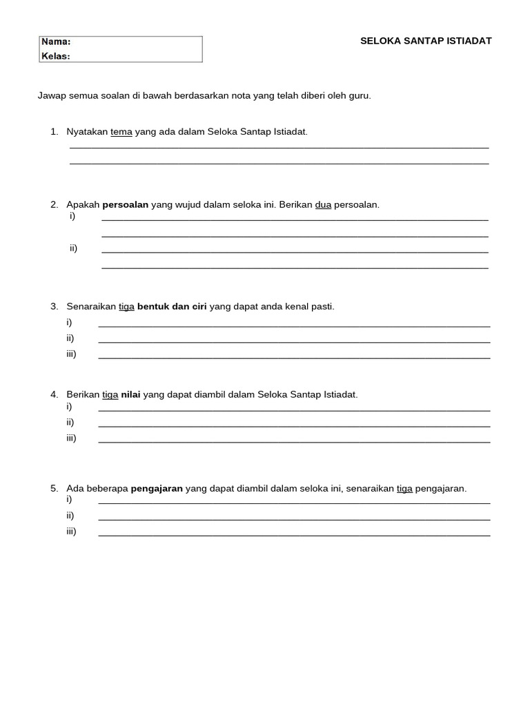 Seloka Santap Istiadat | PDF