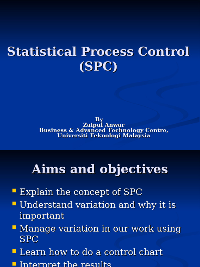 Fdocuments - in Statistical Process Control SPC 56864641171d2 | PDF ...