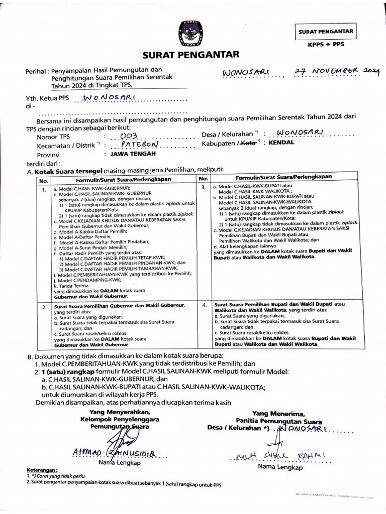 Pengatar Kpps - Pps 001 | PDF