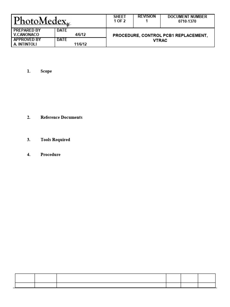 VTRAC Control PCB1 Replacement Guide | PDF | Electrical Connector ...
