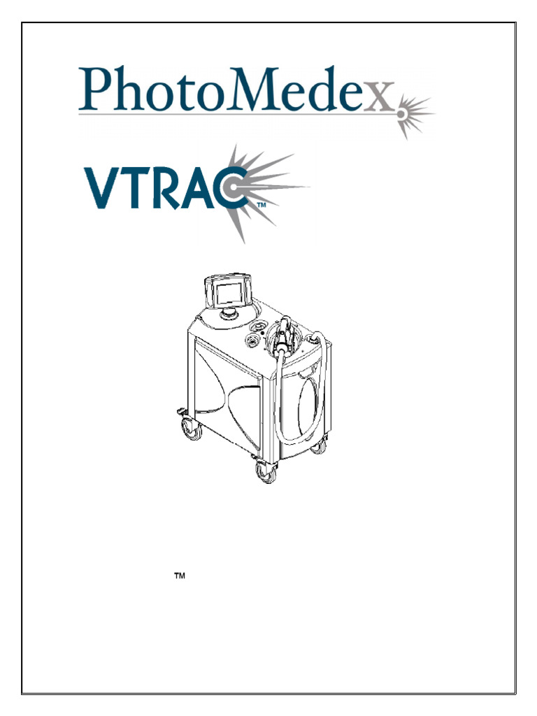 0800-1690 Rev 15 VTRAC Operations Manual English | PDF | Ultraviolet