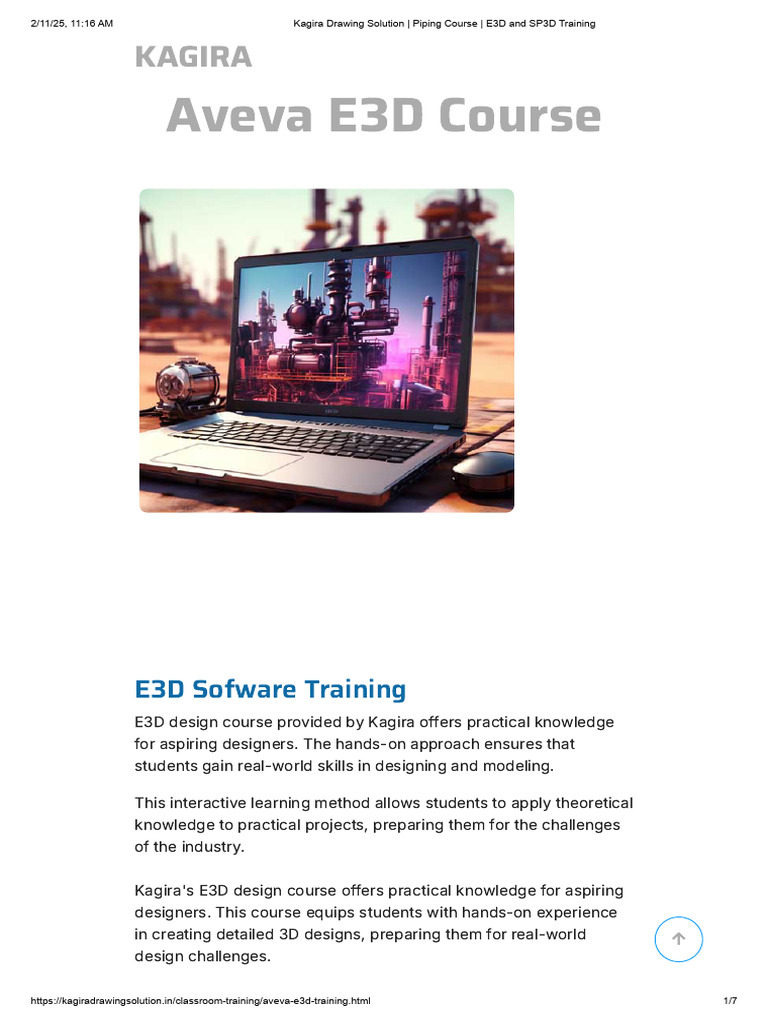 Kagira Drawing Solution - Piping Course - E3D and SP3D Training | PDF | Pipe (Fluid Conveyance ...