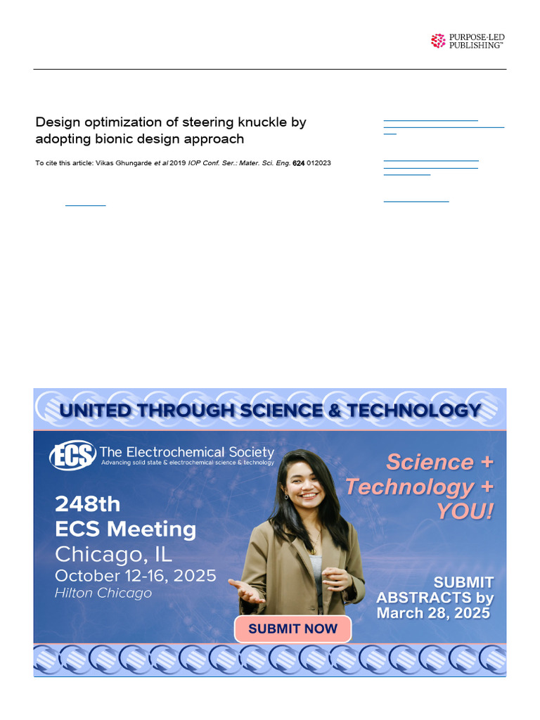 Ghungarde 2019 IOP Conf. Ser. Mater. Sci. Eng. 624 012023 | PDF | Strength Of Materials ...