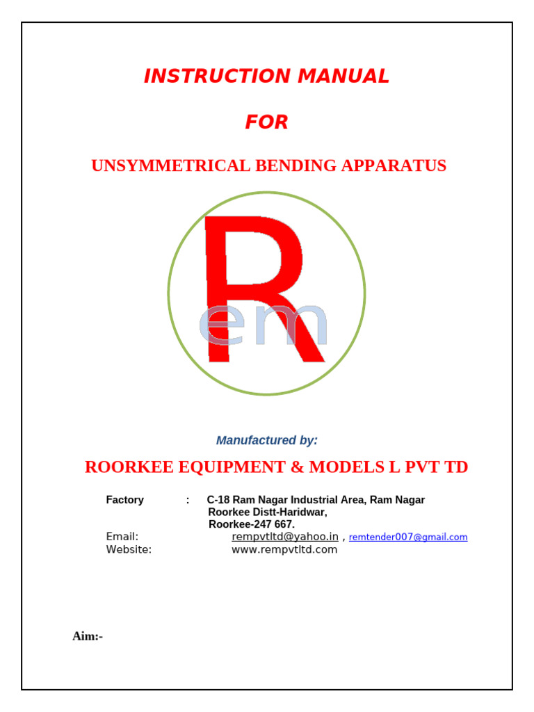 unsymmetrical bending app | PDF