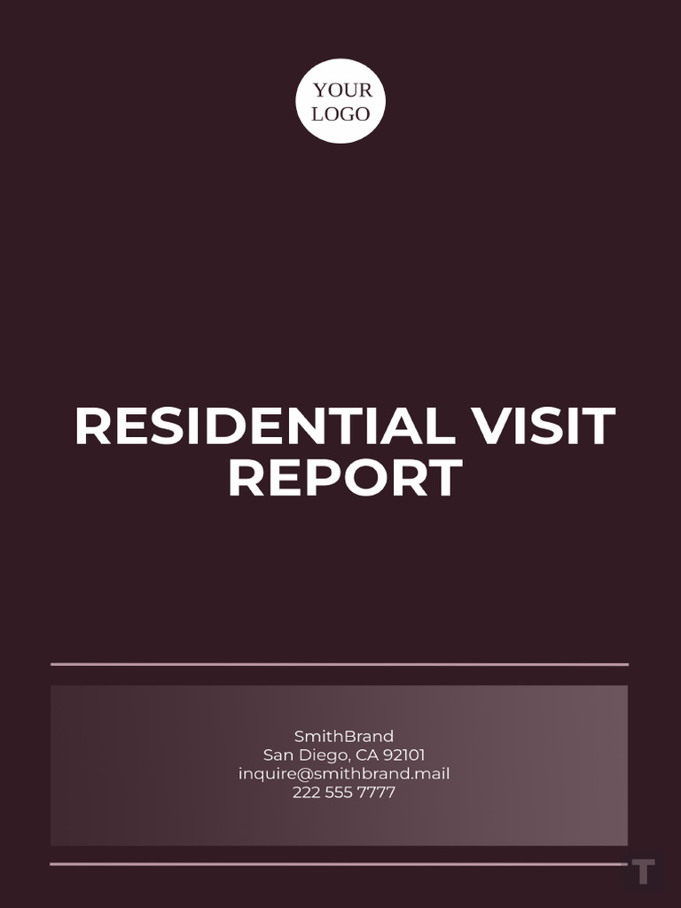 Residential Visit Report Template | PDF