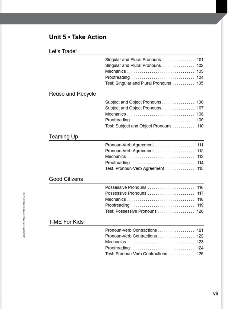 Wonders Grammar Reproducibles Grade 3 - 7 | PDF | Plural | Grammatical ...