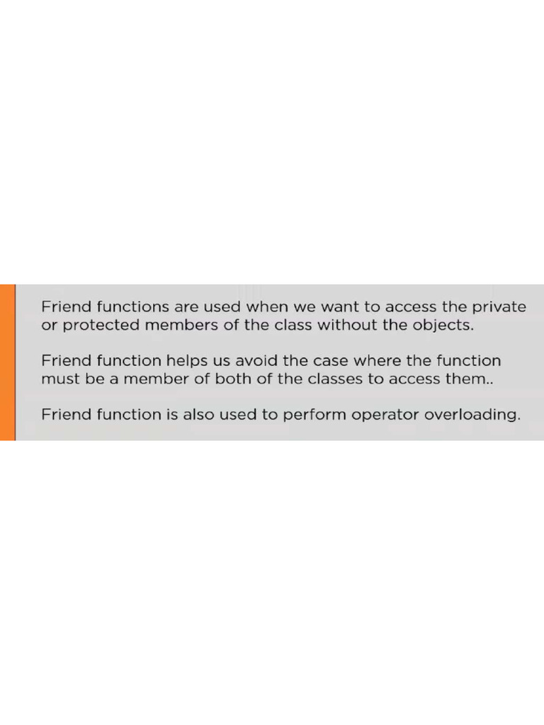 Friend Function-class | PDF