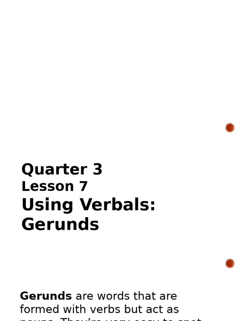 Grade 9 QTR 3 Lesson 7 | PDF | Verb | Syntax
