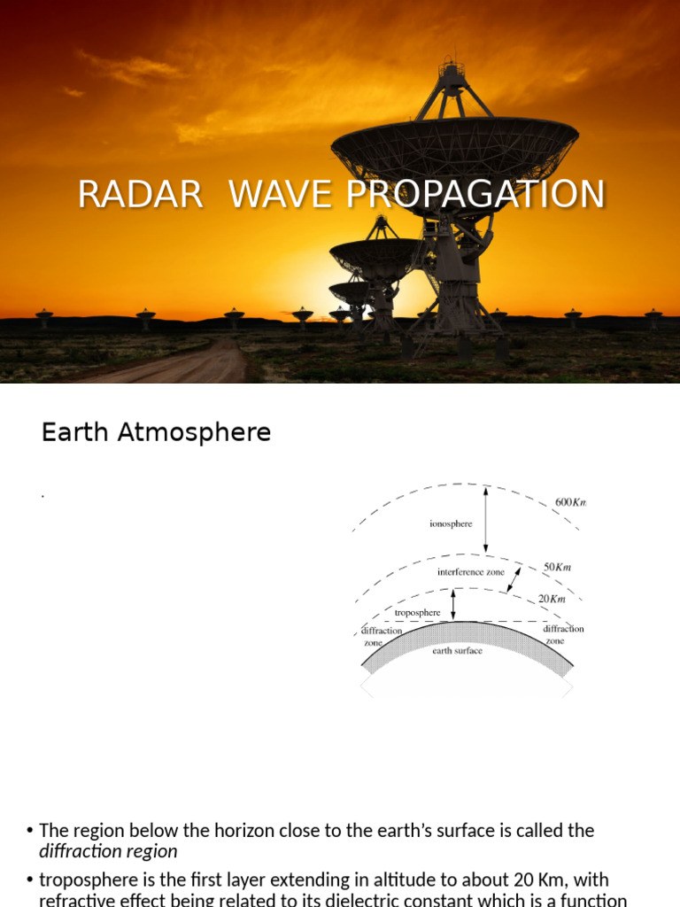 radar wave propagation_eu | PDF | Physical Phenomena | Oscillation