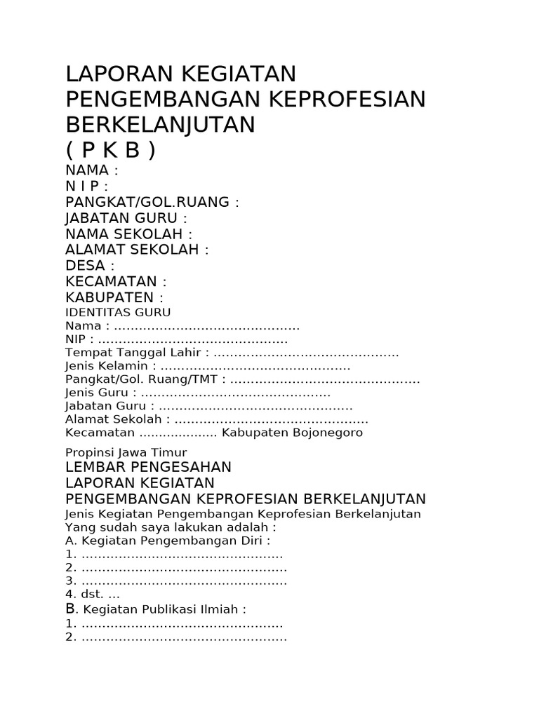 Contoh PKB | PDF