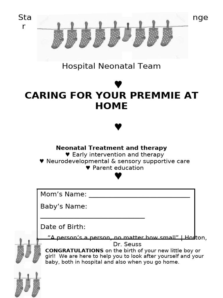 Premmie Home Pamphlet Final Doc2 | PDF | Breast Milk | Breastfeeding
