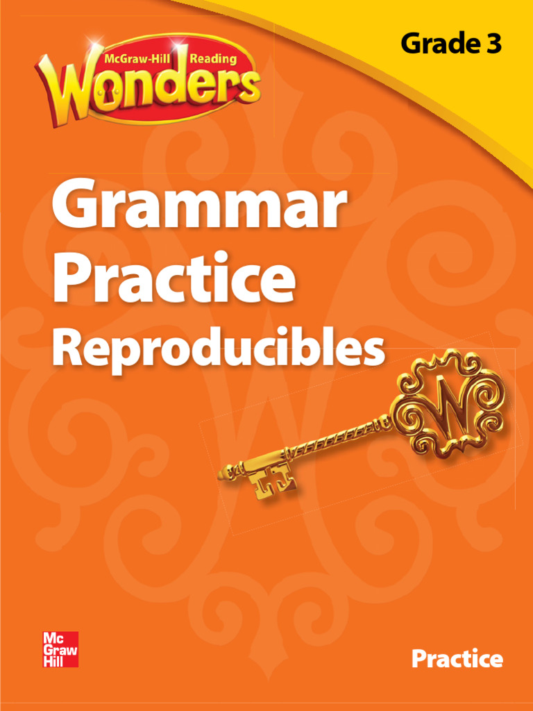 Wonders Grammar Reproducibles Grade 3 - 1 | PDF