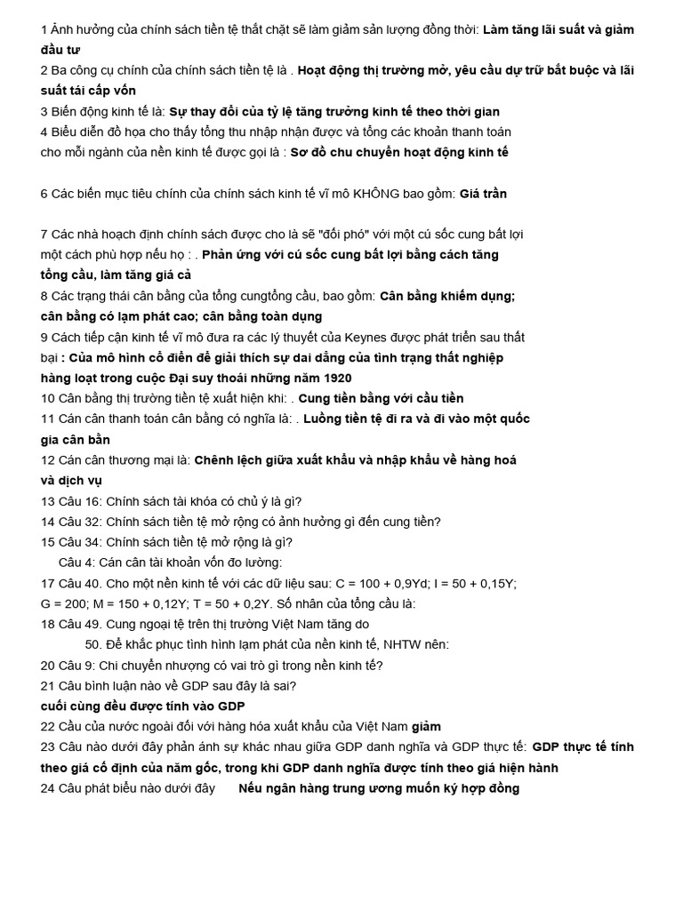 ôn tập KTVM | PDF