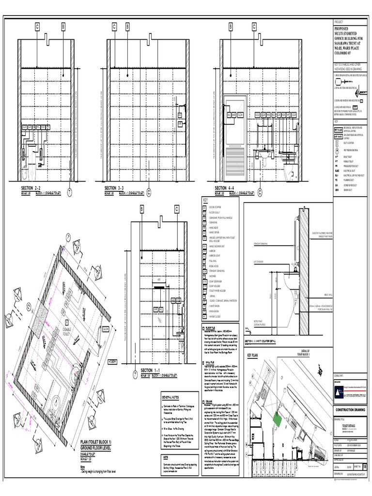 Typical Toilet Drawings | PDF | Plumbing | Architectural Design