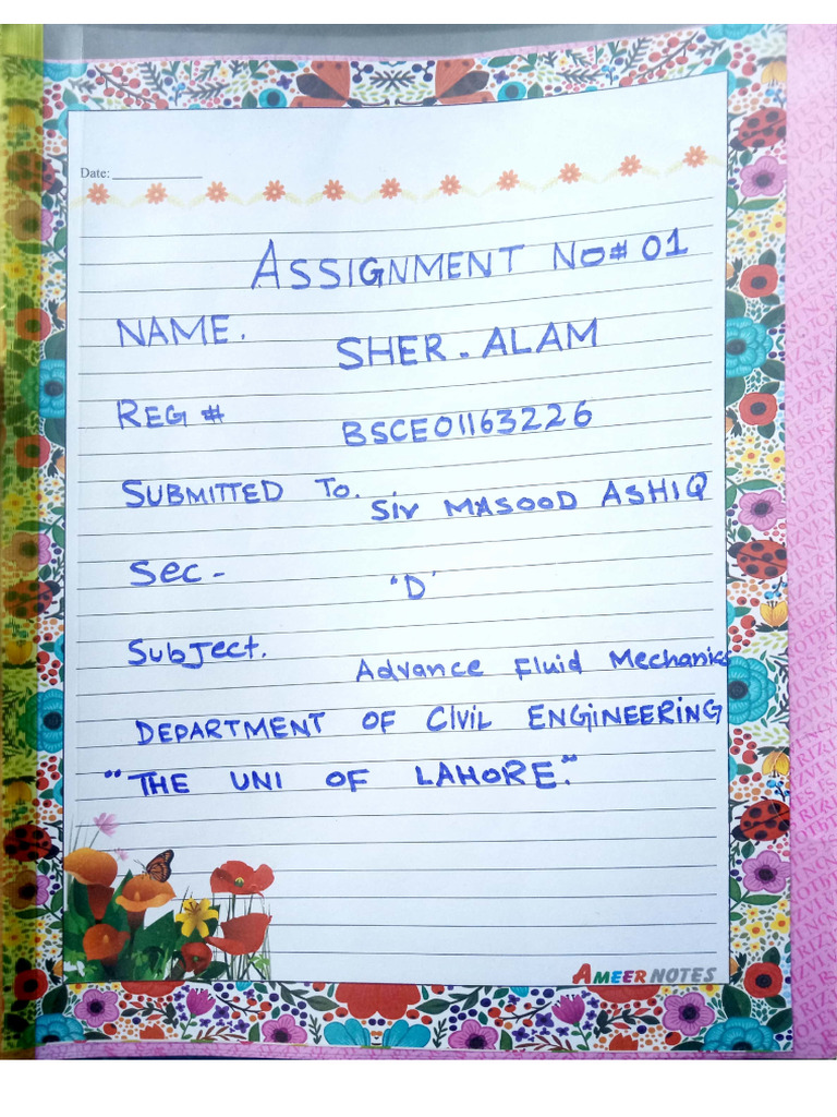 Assignment AFM. 01 | PDF