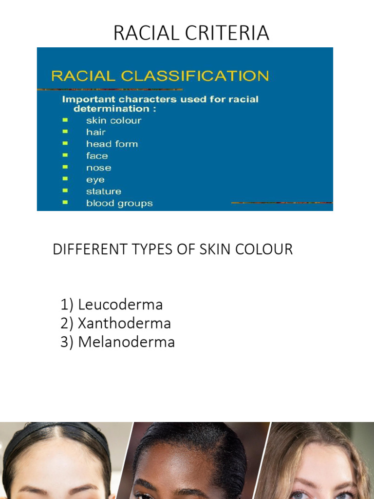 Racial Criteria | PDF
