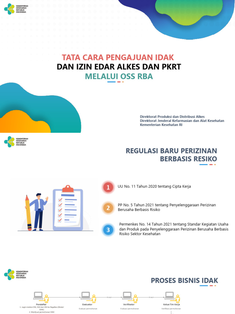 Prosedur Pengajuan IDAK dan Izin Edar | PDF
