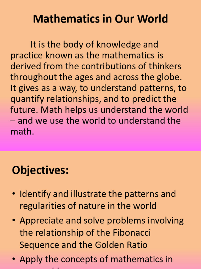 MMW Chapter 1 Instr. Mucho | PDF | Pattern | Mathematics