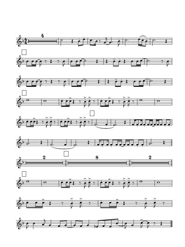 Get Down Tonight Mellophone in F | PDF