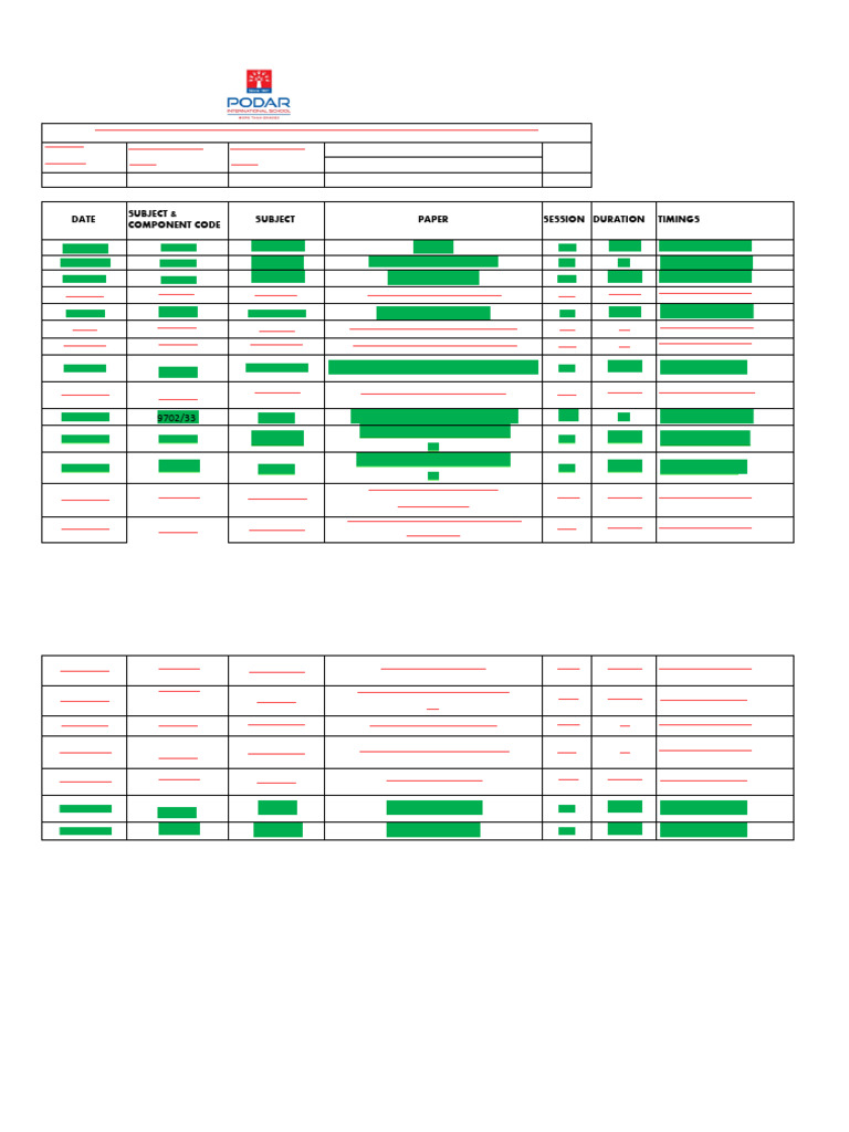 A Level Time Table 2024 | PDF | Multiple Choice | Mathematics