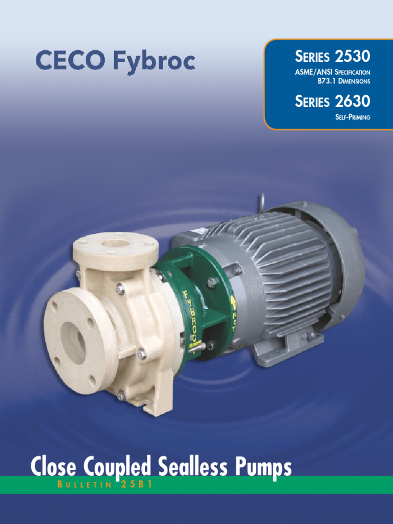 Fybroc-Series-2530-2630-Bulletin - Magentic Sealess Pumps | PDF ...