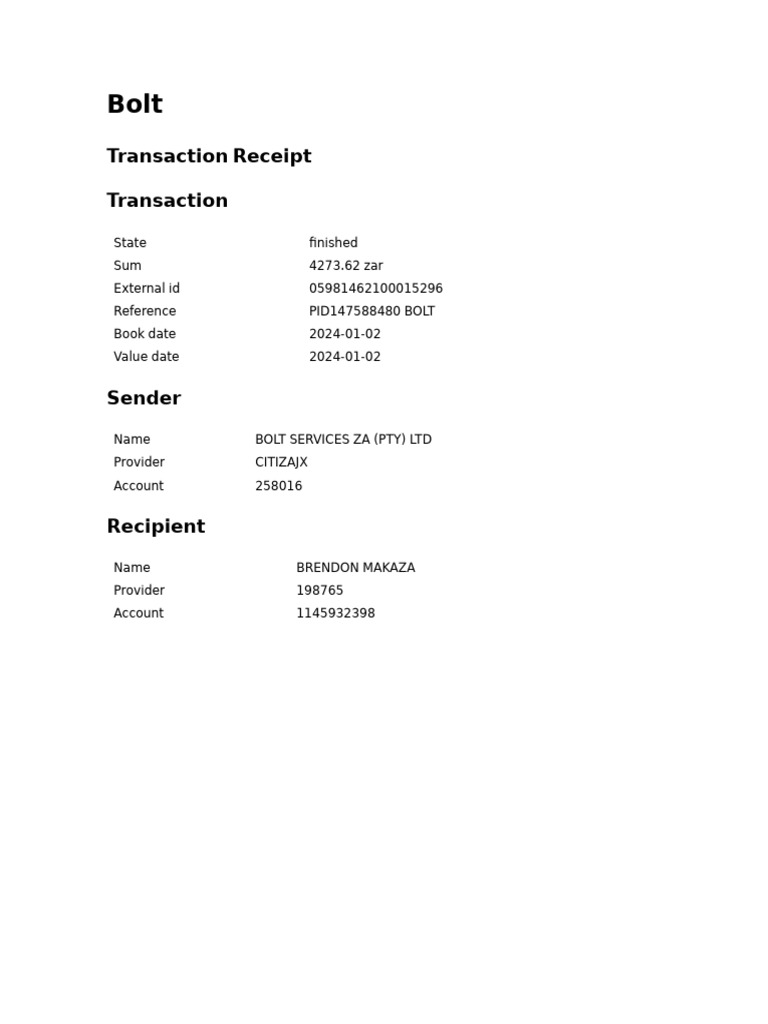 Proof of Payout 147588480 | PDF