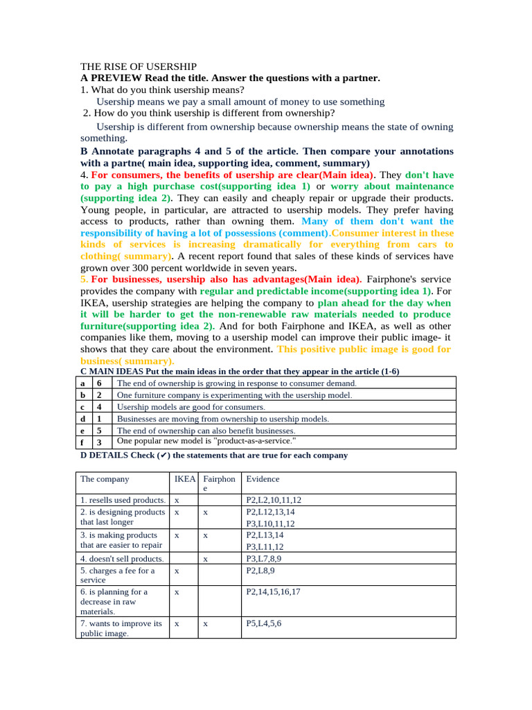 The Rise of Usership | PDF | Economies