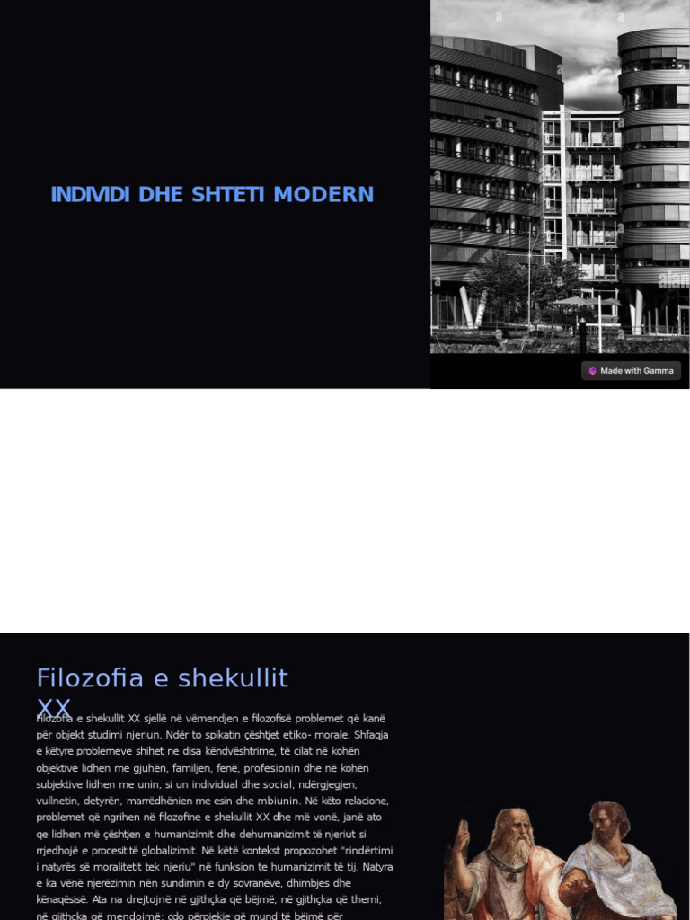 Individi Dhe Shteti Modern | PDF
