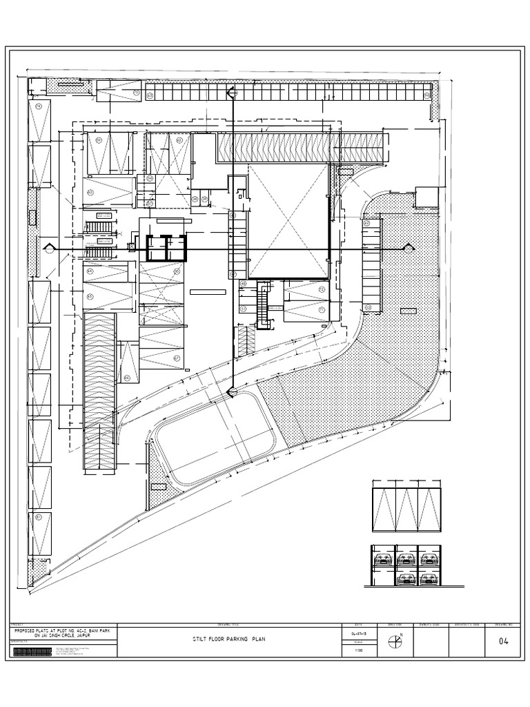 Stilt Floor Parking Plan | PDF | Stairs | Gardens