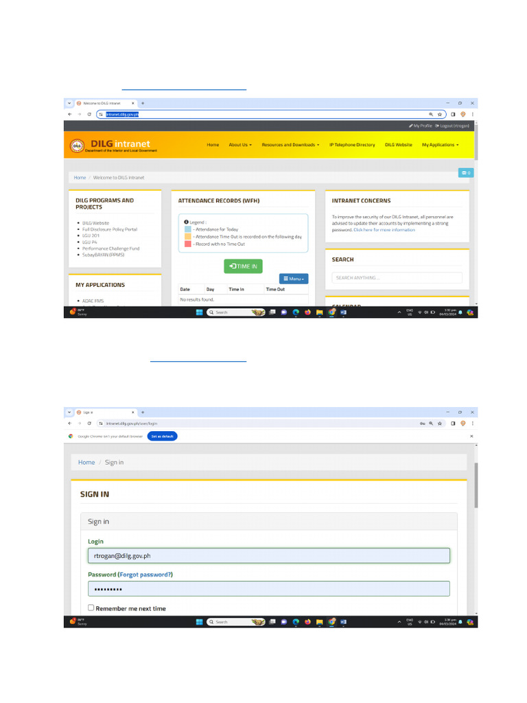 How To Access and Navigate The Barangay Information System | PDF