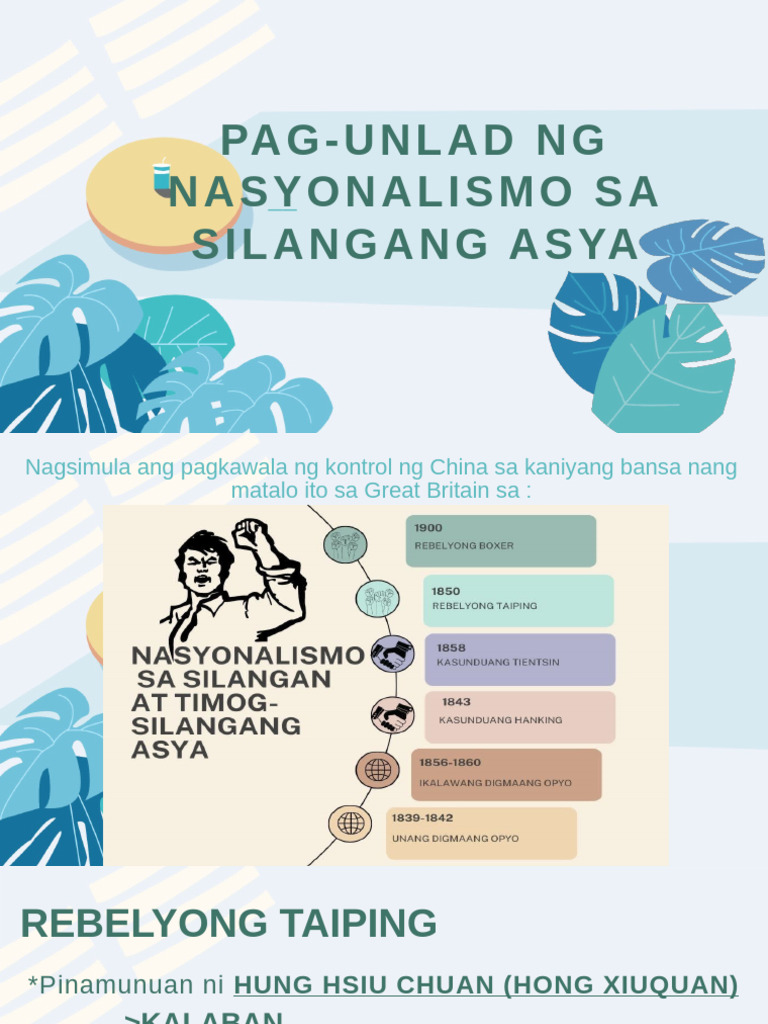 Pag-Unlad NG Nasyonalismo Sa Silangang Asya | PDF