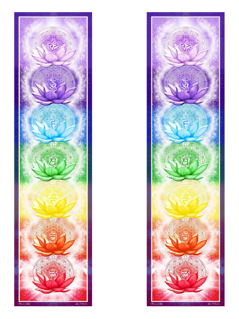 Chakra Balancing Bookmark Panel | PDF