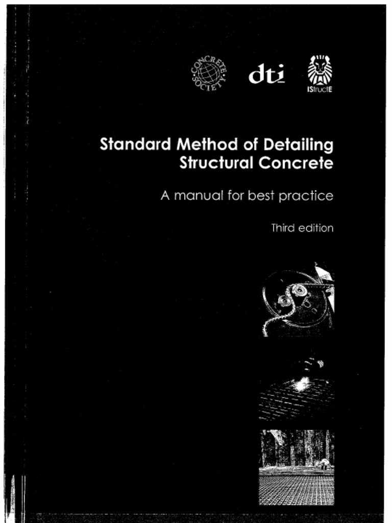 Standard Method of Detailing Structural Concrete, 06 IStructE | PDF