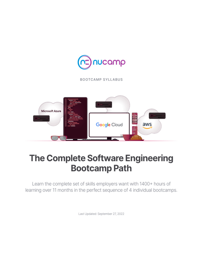 Nucamp Syllabus Complete Software Engineering | PDF | Databases | Postgre Sql