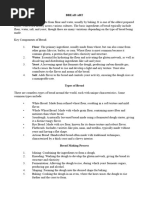 Example Student Nea Tasks Gcse | PDF | Breads | Flour