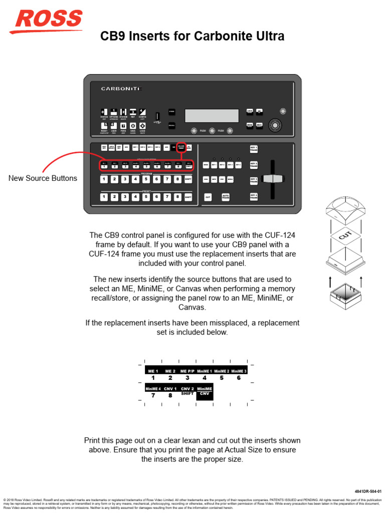 CB9 Ultra Inserts Update (4841DR 504 01) | PDF | Computing | Software