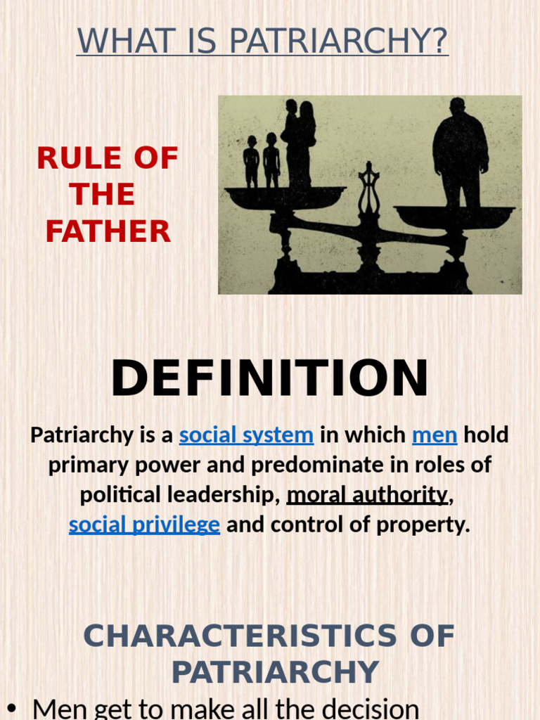 What Is Patriarchy-81167293 | PDF