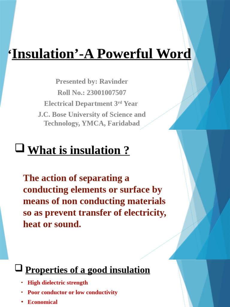 Insulation'-A Powerful Word - 081853 | PDF | Building Insulation ...